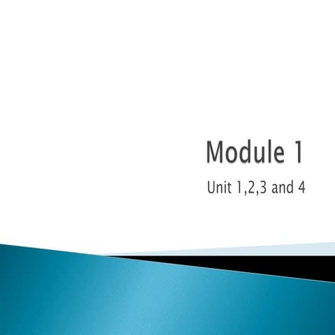 Cambridge grammar module 1 (unit 1,2,3,4) | PPTX