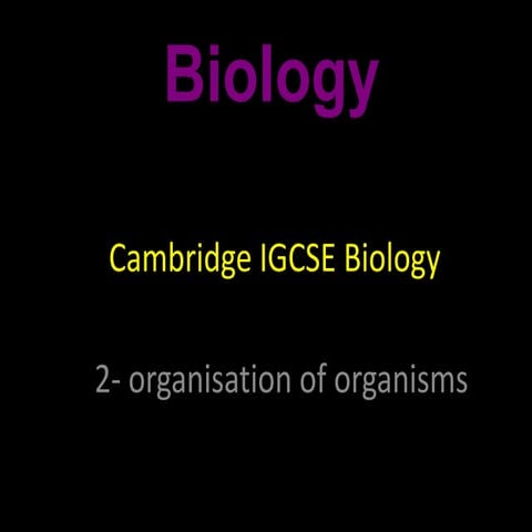 Cambridge igcse biology ( 2016 2018) cell | PPT