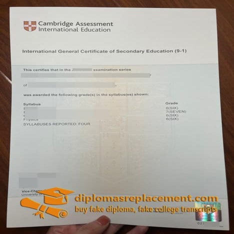 Purchase a Cambridge IGCSE Certificate.pdf