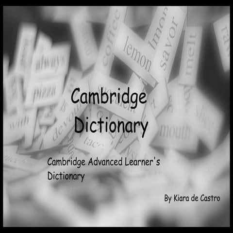 Cambridge ppt | PPT