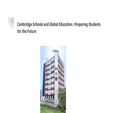 Cambridge Schools and Global Education_ Preparing Students for the ...