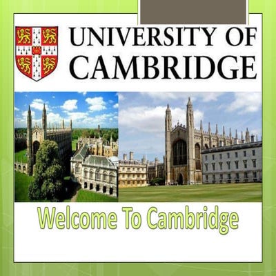 Cambridge system by muhammad hussain haider | PPTX