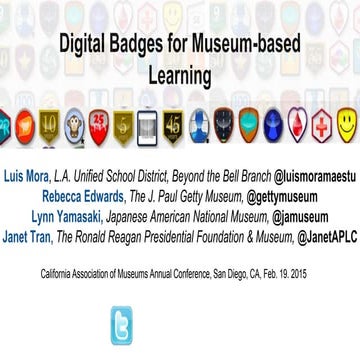 Cam digital badges presentation | PPT