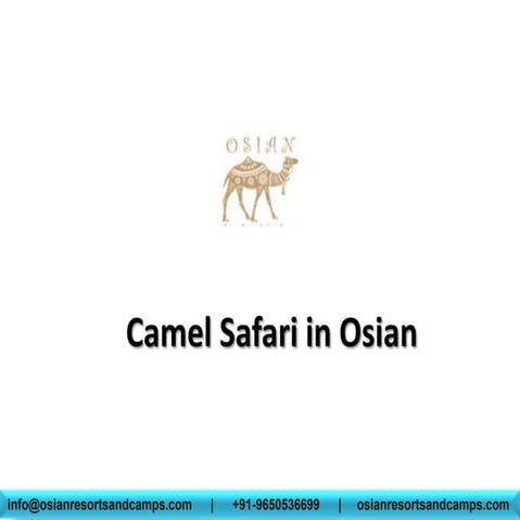 Desert safari in osian | PPT