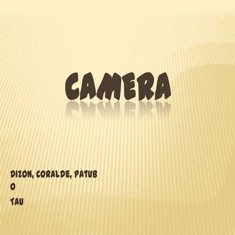 Camera | PPTX
