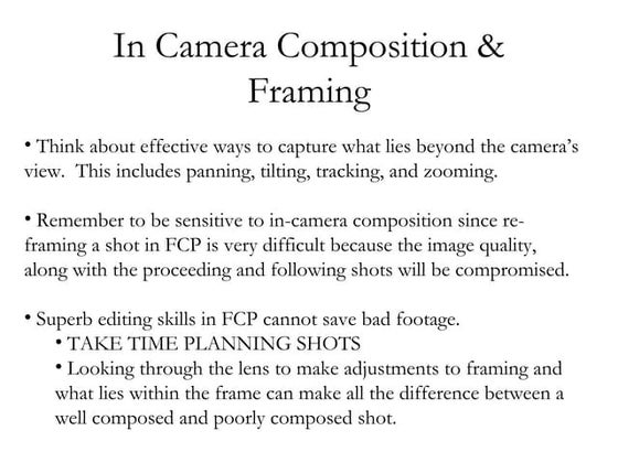 Camera angles. | PDF