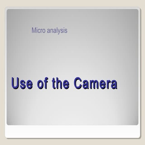 Camera 2013 | PPT