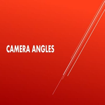 Camera Angles | PPT