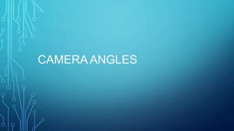 Camera angles powerpoint for slideshare | PPT