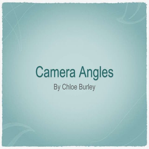 Camera angles pp | PPT
