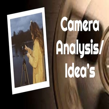 Camera shots and angles for a horror and thriller film | PPTX