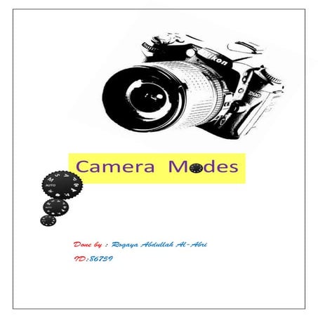 Camera modes | DOCX