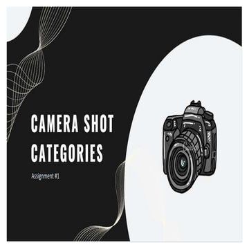 Camera Shot Categories | PPT