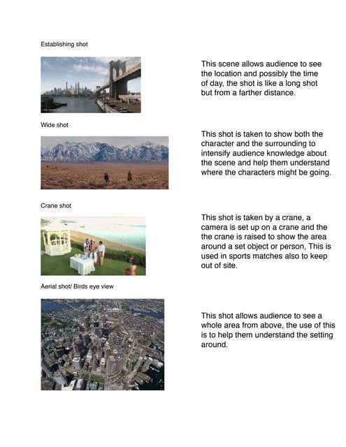 Camera Angles - GCSE Media Presentation | PPTX