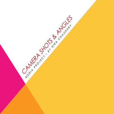 Camera angles | PPTX