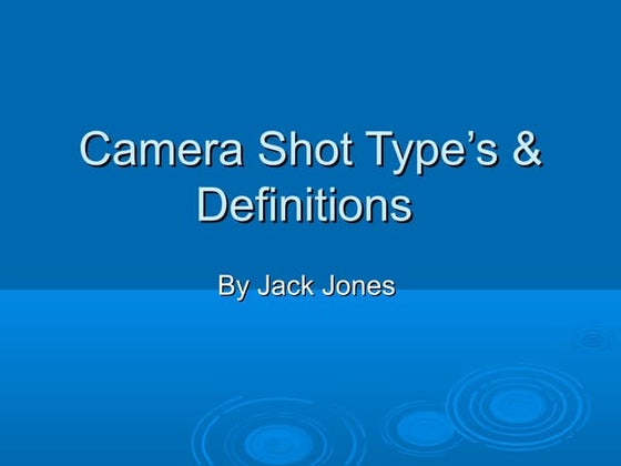 Camera glossary | PDF