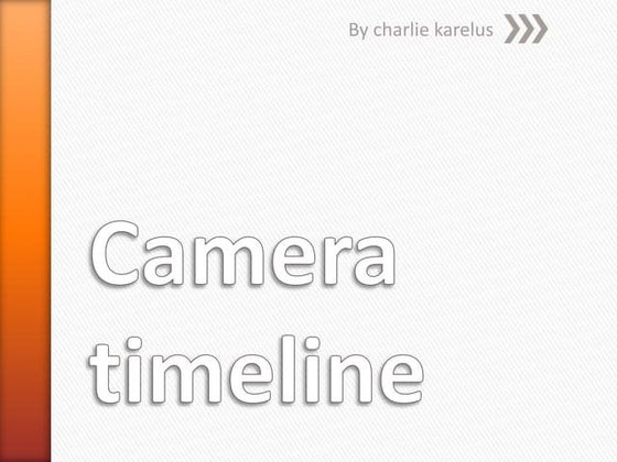 photograpic camera | PPTX
