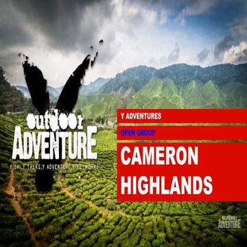 Cameron Highlands Activities | PPT