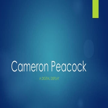 Cameron Ppt