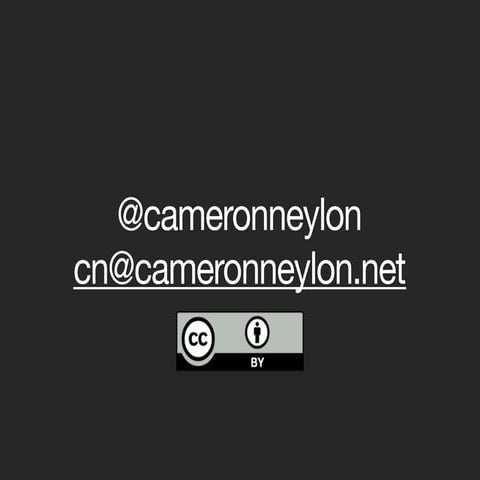 Cameron Neylon Closing Keynote of the Open Access Monographs in HSS ...