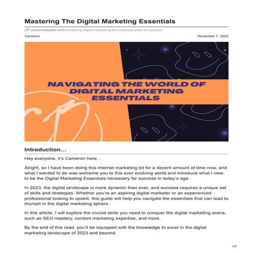 Mastering The Digital Marketing Essentials.pdf