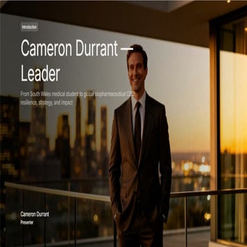 Cameron Durrant A Journey of Resilience and Leadership in Pharma.pptx
