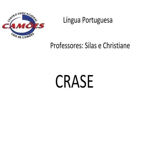 Crase | PPT