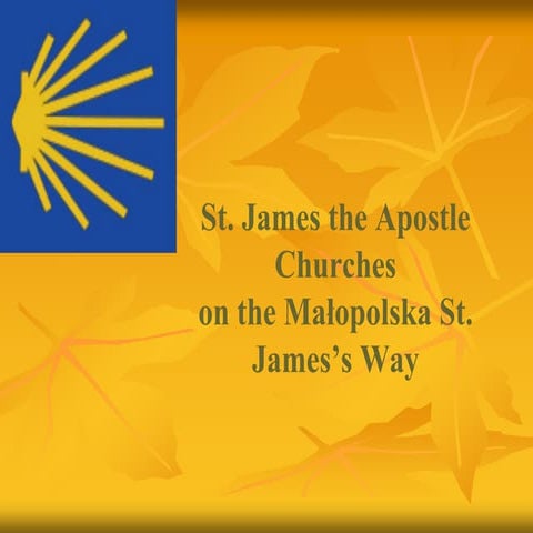 St. James: The First Pilgrim- Judith and Natalia | PPTX