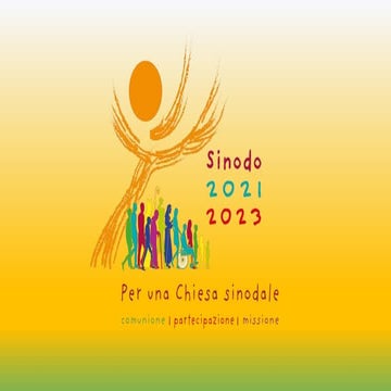 CAMINO SINODAL UNA MIRADA EN EL SINODO DE LA SINODALIDAD | PPTX