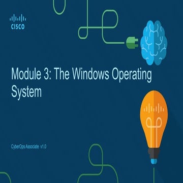 CA_Module_3_The Windows Operating System | PDF
