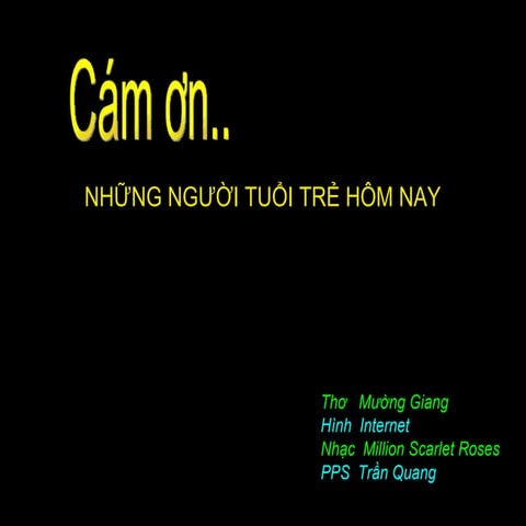 Cam on | PPT