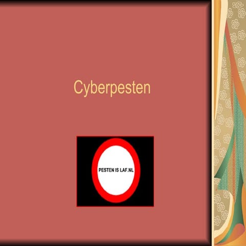 Powerpoint Cyberpesten | PPT