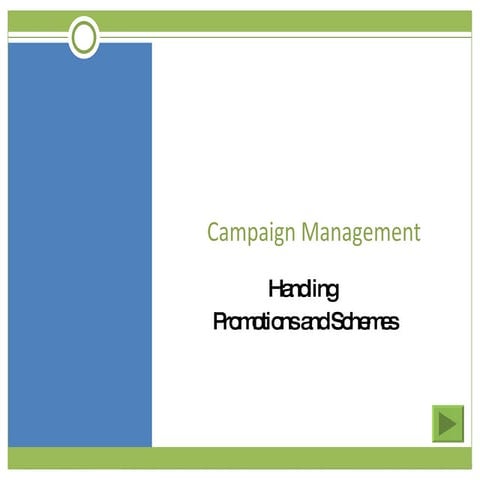 Campaign management | PPT