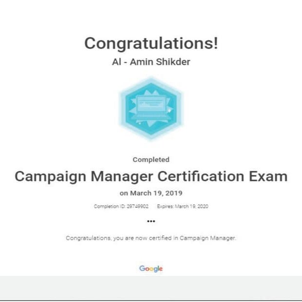 Campaign manager certification exam | PPT