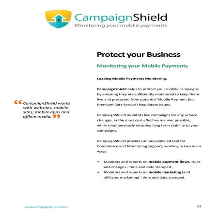 Campaign shield | PDF