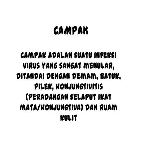 Campak | PPTX
