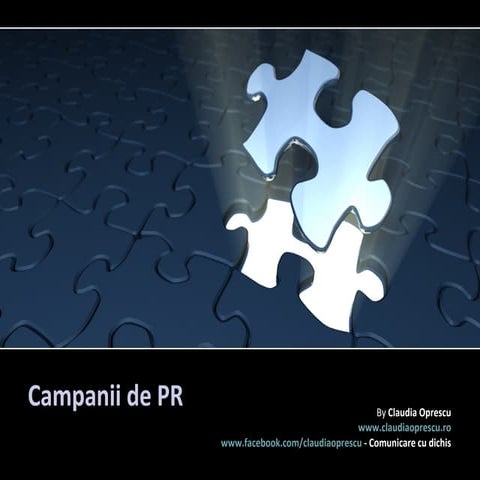 Campanii de PR | PPT