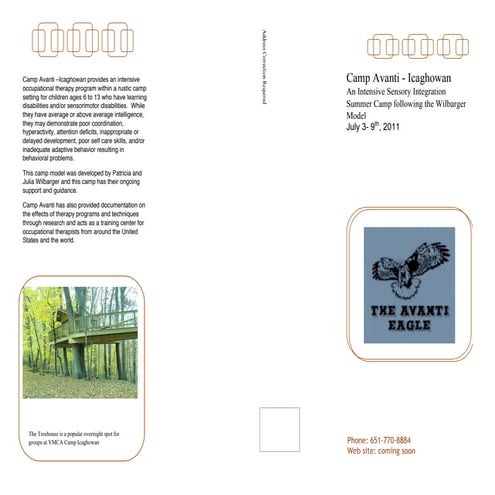 Camp Avanti Icaghowan Brochure 1 | PDF