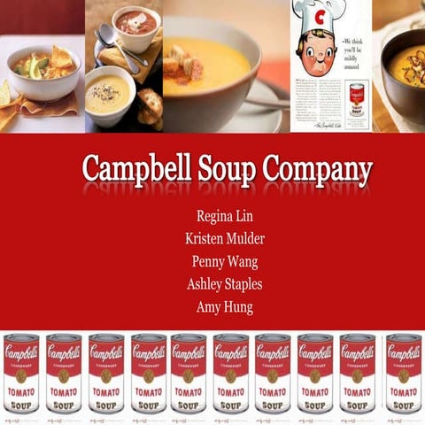 Campbell Soup Case Study (Group project) | PPTX