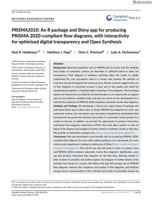 checklist prisma for systematic review and metanalysis | DOCX