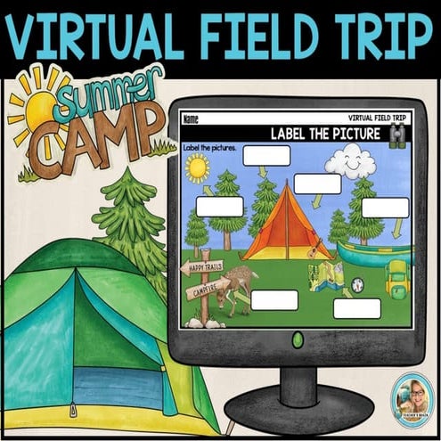 Camping Virtual Field Trip with fun activities for students | PPT