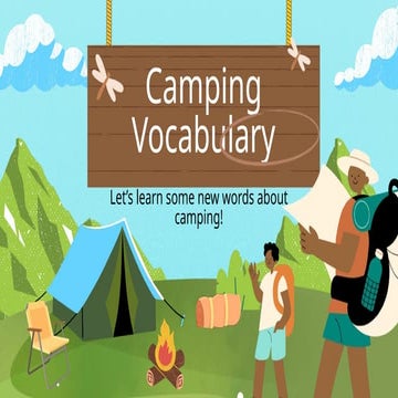 Inglés Camping Vocabulary for beginners 2.pptx