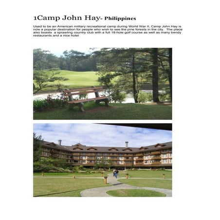 Camp john hay | PDF