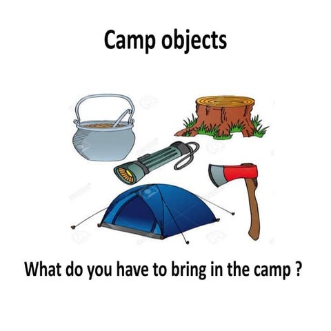 Camp objects | PPTX