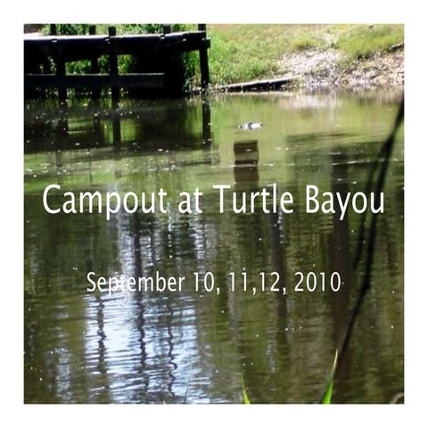Campout at turtle bayou | PPT