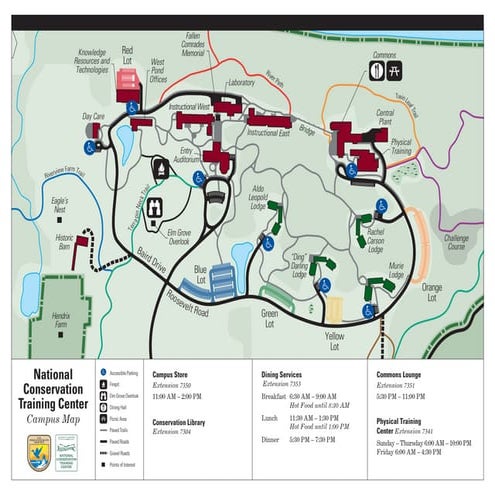National Conservation Training Center Map | PDF