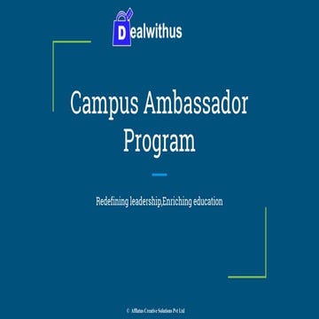 Campus ambassador program | PDF