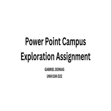 CAMPUS EXPLORATION POWERPOINT.pdffffffff | PDF