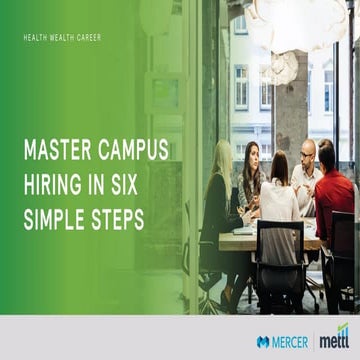 Campus Hiring: Explained in 6 Simple Steps | PDF