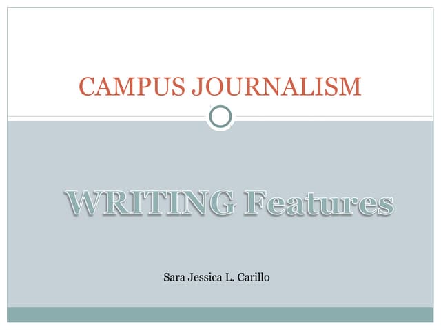 How to Write Effective Feature Articles